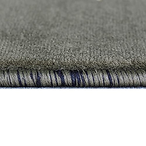 EMMA + OLIVER Santa Fe 5x7 Sage Olefin Accent Rug with Complementary Southwestern Pattern in Beige, Black and Brown and Jute Backing