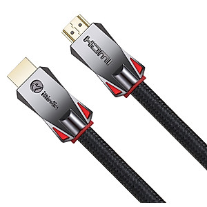 iBirdie 4K HDR HDMI Cable 6 Feet, 18Gbps 4K 120Hz, 4K 60Hz(4:4:4, HDR10, ARC, HDCP2.2) 1440p 144Hz, High Speed Ultra HD Bi-Directional Cord 26AWG