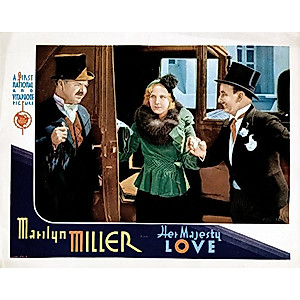 Posterazzi Her Majesty Love Us Lobbycard W.C. Fields Marilyn Miller Leon Errol 1931 Movie Masterprint Poster Print, (28 x 22)