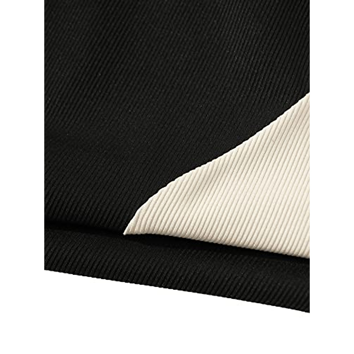 SweatyRocks Women's Ribbed Knit Colorblock Bodysuit Sleeveless Round Neck Tank Tops Bodysuit for Women Summer Slim Fit Black and Cream XL