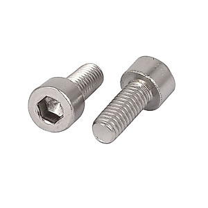 uxcell® M5x12mm 316 Stainless Steel Metric Hex Socket Head Cap Fasteners Bolts 20 Pcs