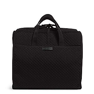 Vera Bradley Women's Microfiber Grand Hanging Travel Organizer, Black, One Size