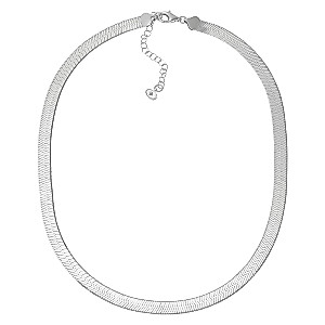 Silpada 'Herringbone Circle' Chain Necklace in Sterling Silver, 18"+ 2"