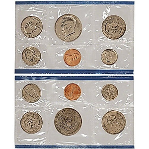 1981 Various Mint Marks United States Mint Uncirculated Coin Set in Original Government Packaging Uncirculated