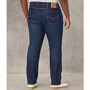 Levi's Men's 505 Regular Fit Jeans (Also Available in Big & Tall), Nail Loop Knot-Dark Indigo, 56W x 34L