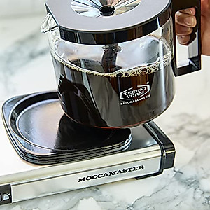 Technivorm Moccamaster 53931 KBGV 10-Cup Coffee Maker Slate, 40 Ounce, 1.25l