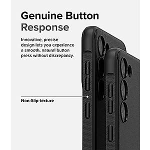 Ringke Onyx [Feels Good in The Hand] Compatible with Samsung Galaxy S23 Case, Anti-Fingerprint Technology Prevents Oily Smudges Non-Slip Enhanced Grip Precise Cutouts for Camera - Black