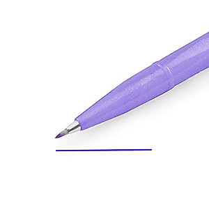 Pentel Fude Brush Sign Pen SES15C - Fibre Tip - Full Range Set - 24 Bright & Pastel colors