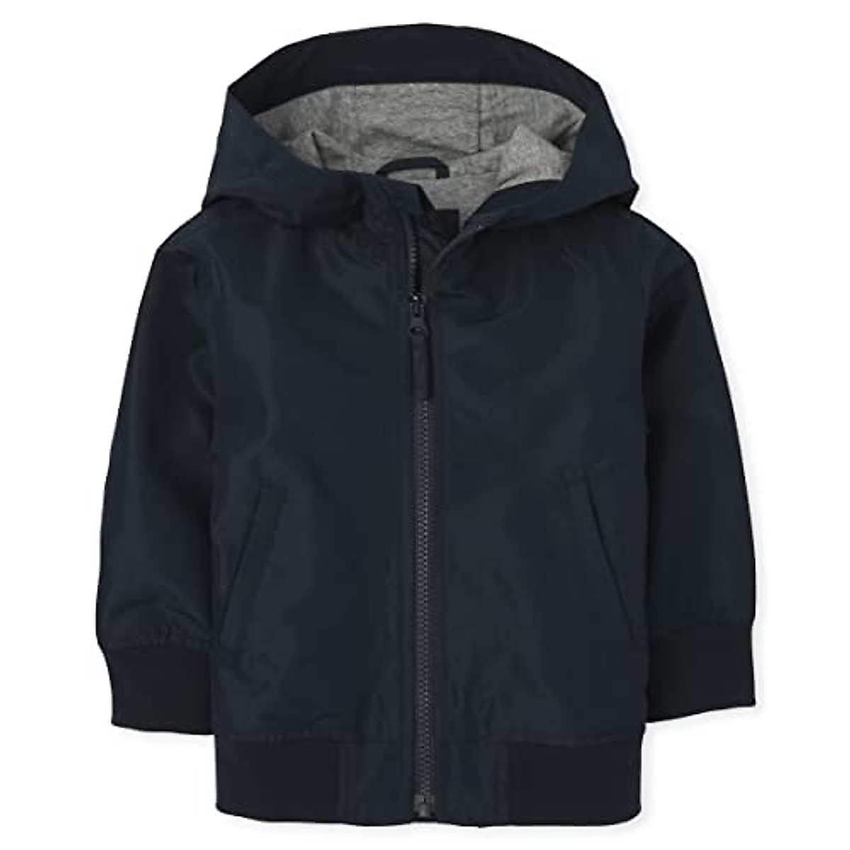 The Children's Place Baby Toddler Boys Windbreaker Jacket, New Navy, 18-24 Months