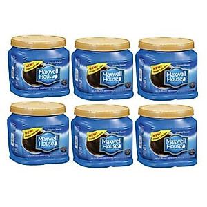PACK OF 6 - Maxwell House Original Medium Roast Ground Coffee, 30.6 oz