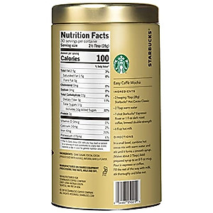 Starbucks Classic Hot Cocoa Mix, 30-Ounce Tin (Pack of 1)