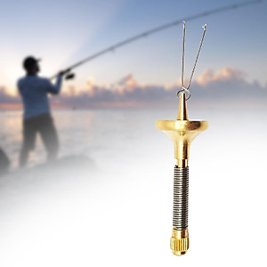 B Baosity Bobbin Threader Fly Tying Equipment Portable Fly Fishing Accessories Brass Hair Stackers Fly Tying Tool Fly Tying Bobbin for Fishing, Dubbing Twisting