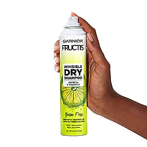 Garnier Fructis Invisible Dry Shampoo, Yuzu Fizz, No Visible Residue, , 4.4 oz. (Pack of 2)