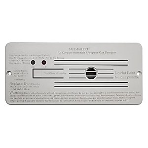 MTI 603.111 Safe-T-Alert Industries 35-742-WT Dual LP/CO Alarm - 12V, 35 Series Flush Mount, White, "6-3/8" w x 2-7/8" h x 1" d"
