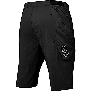 Fox Racing Men's Ranger Utility Shorts, Off-Road BMX Cycling, Adjustable Waist, Removable Liner, Water Repellent, Black, 32