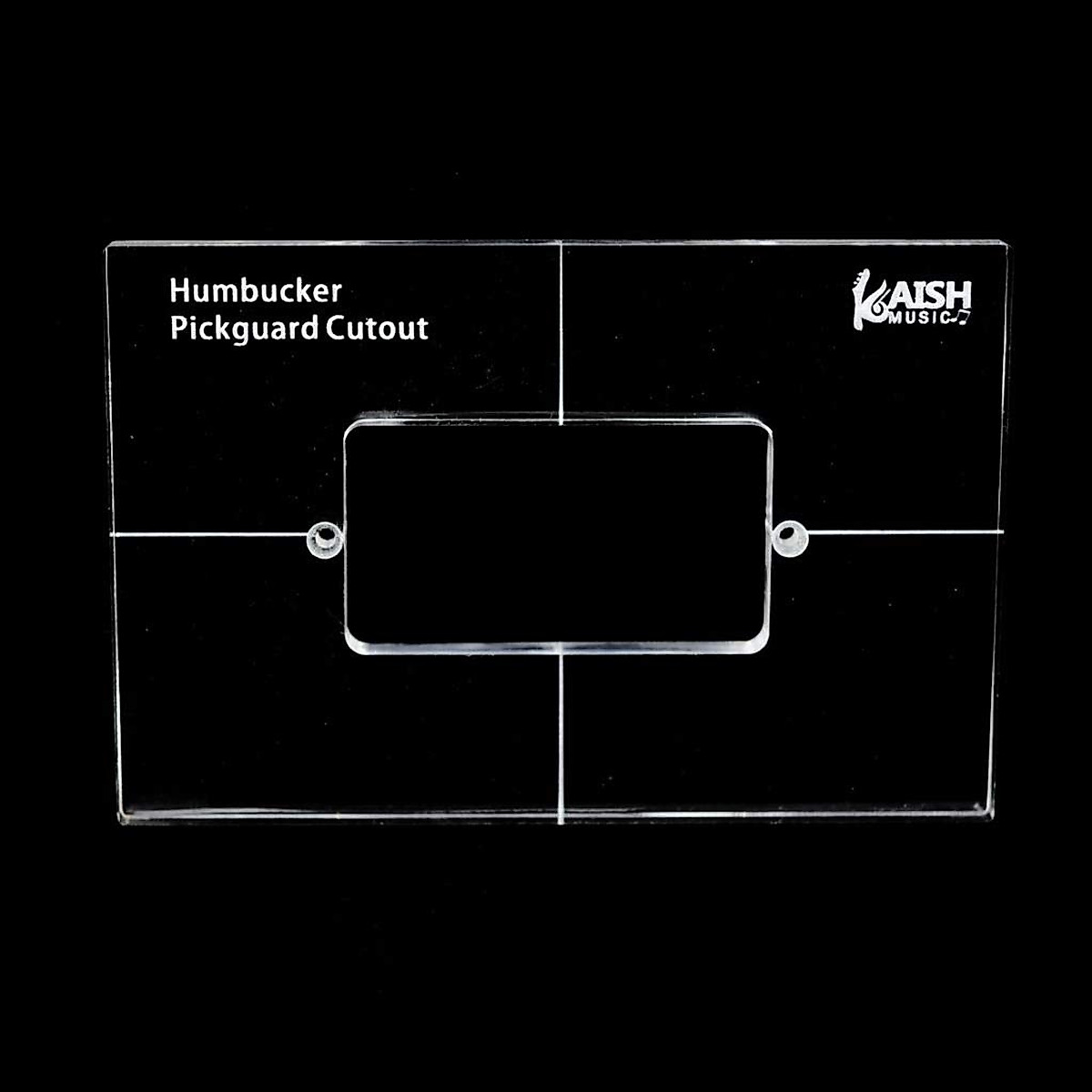 KAISH Acrylic Humbucker Pickup Routing Template Pickup Templates 2pcs Whole Set