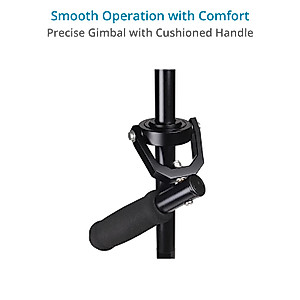 Flycam 5000 Handheld Camera Stabilizer with Comfort Arm Vest. Precise Balancing, Smooth & Fatigueless Operations. Quick Shock Absorption, Free Quick Release, Arm Brace & Table Clamp (FLCM-CMFT-KIT)