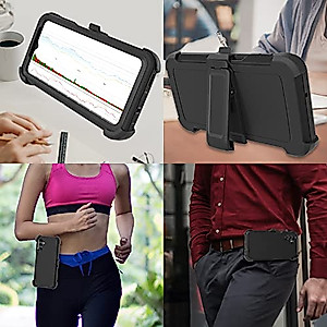 Compatible with Samsung Galaxy A13 5G Case(NOT for A13 4G), with Belt Clip Holster Heavy Duty Rugged Shockproof Full Body Protection Kickstand Phone case for Samsung Galaxy A13 5G (Black)