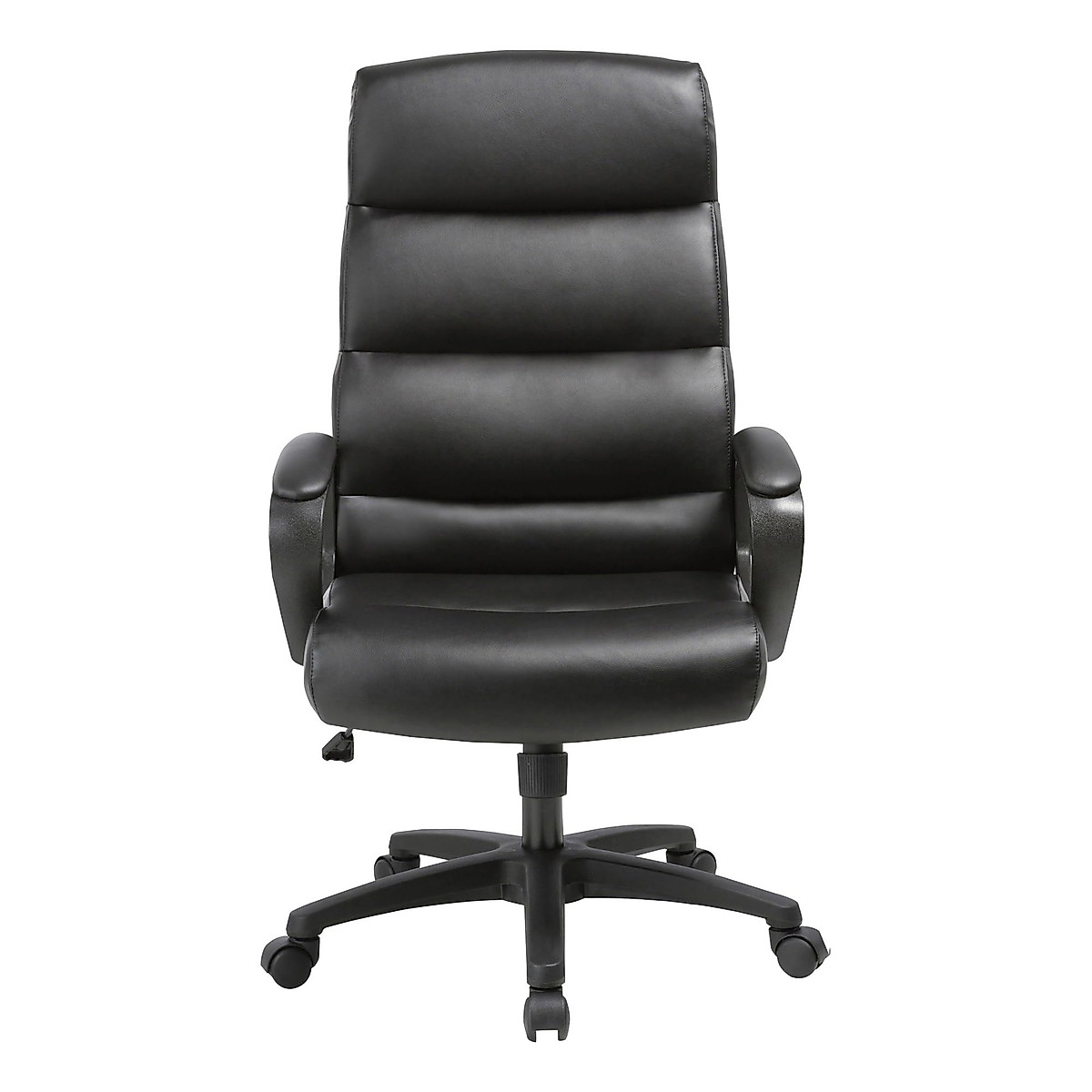 Lorell LLR41843 Soho High-Back Leather Executive Chair