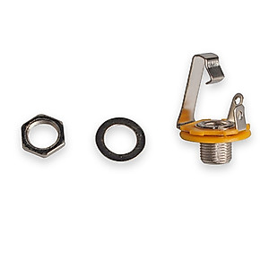 Conwork 10-Pack 1/4" Jacks 6.35mm Microphone Mono TS Socket Female Connector Panel Mount