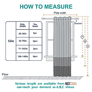 NICETOWN Children Blue Blackout Curtain - Hollow Star Space Inspired Night Sky Twinkle Christmas Star Curtain, Window Drape for Bedroom (1 Panel, 52 x 63 inches Panel, Navy Blue)