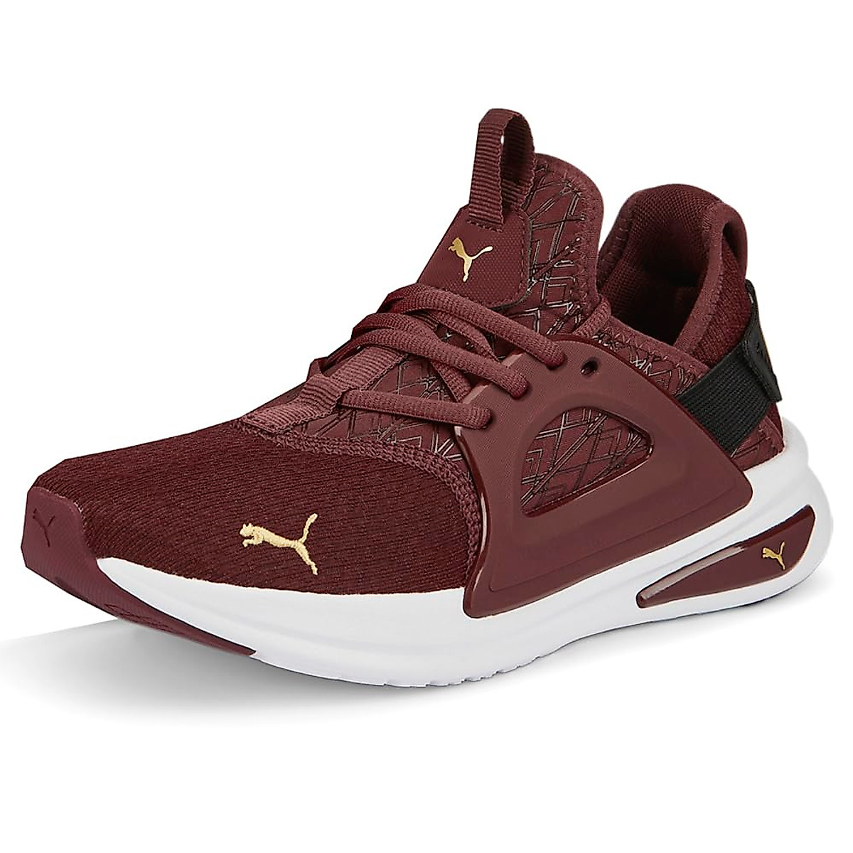 Puma Womens Softride Enzo Evo Metallic Running Sneakers Shoes - Purple - Size 5.5 M