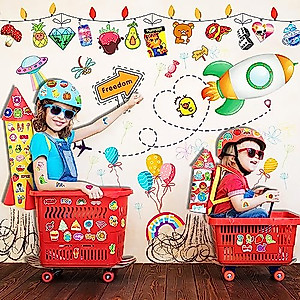 600 Pcs Cute Stickers for Kids, Water Bottle Stickers for Kids, Waterproof Vinyl Bulk Stickers for Laptop Hydroflask Skateboard, Kids Stickers for Boys Girls Teens