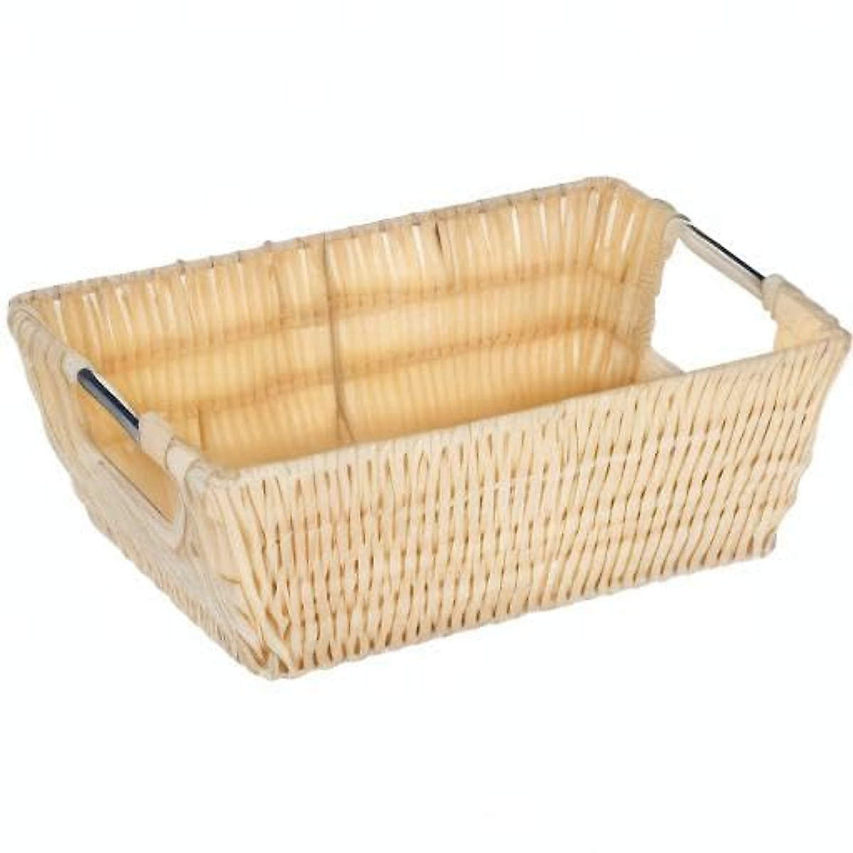 Whitmor Rattique Small Shelf Tote Latte (Pack of 2)