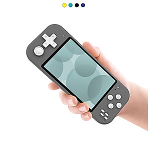 TEYE Powkiddy X20 Mini Handheld Game Console Built-in 2,000 Games, 8G 4.3-inch HD Screen Retro Electronic Gaming Console for Kids Adults - Blue