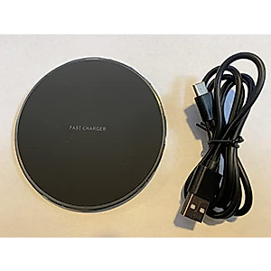 Fast 15W Max Wireless Charger Qi-Certified Charging Pad