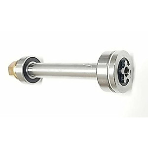 LAWN & GARDEN AMC 3 Spindle Shaft Repair Kits Compatible with Craftsman Poulan Husqvarna 137646 532137646 137645 532137645 Includes Shafts, Bearings, Pulley Locknuts, Spacers