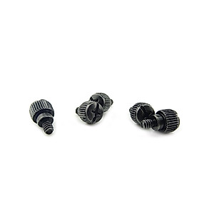 Honbay 40PCS 6#-32x5 M3.5 PC Computer Case Thumbscrews Thumb Screws (Black zinc)