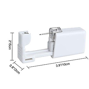 ANTCRZ Earrings Disposable sterile Ear Piercing Device Cartilage cochlear Spiral Piercing Gun Painless Piercing Tool Machine kit Stud Jewelry