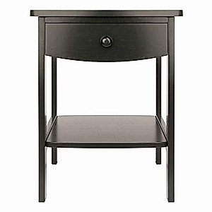 Winsome Wood Claire Accent Table, Black