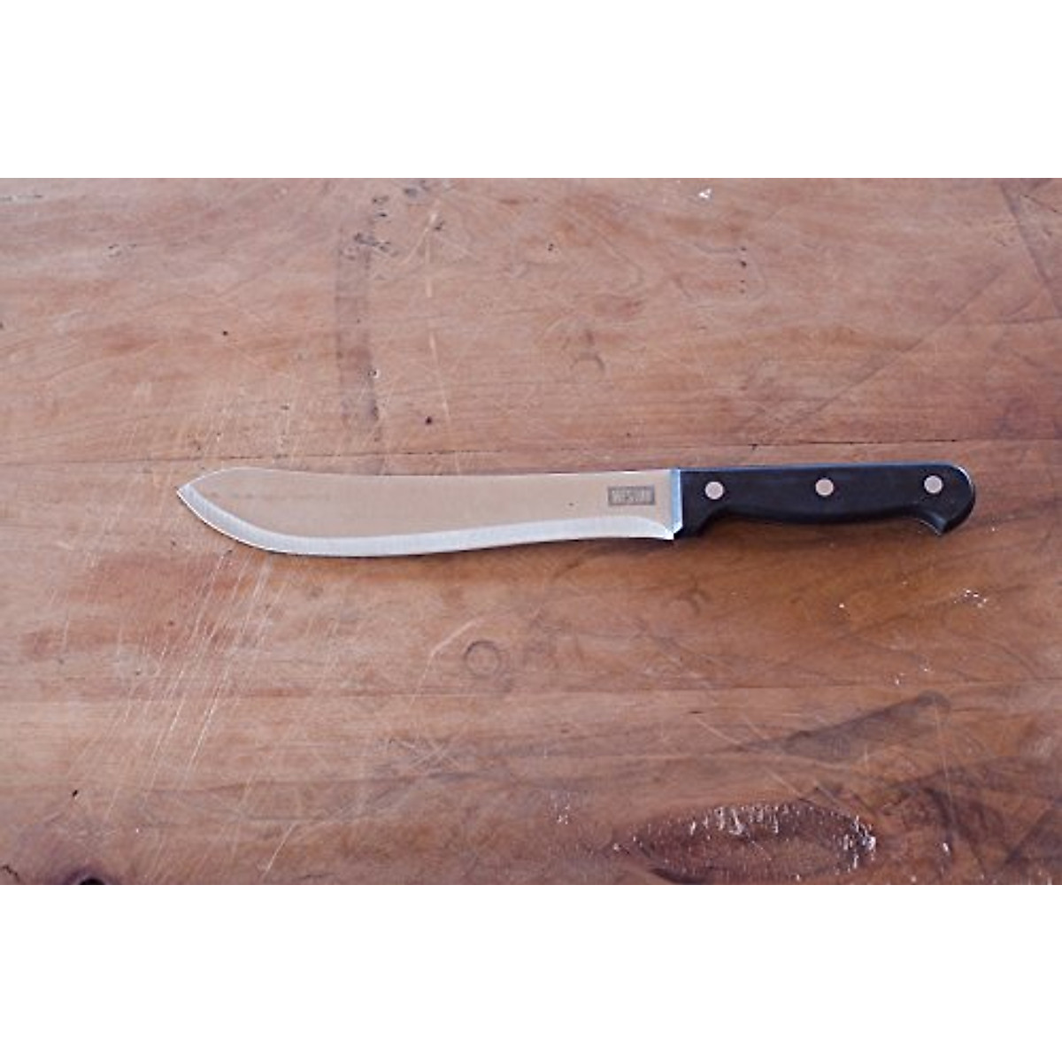 Weston 10-Piece Game Processing Knife Kit, 8" Butcher, 6" Cleaver, 5.3" Fillet, and 4.2" Skinning Knives, Adjustable 12.25" Butcher Saw, Sharpener, Shears & Storage Case, Stainless Steel (83-7001-W)