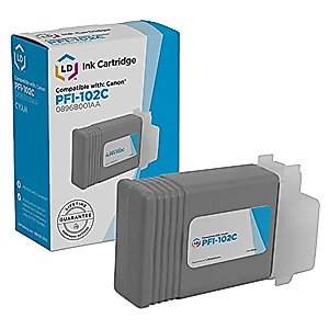 LD Products Compatible Ink Cartridge Replacement for Canon PFI-102C 0896B001AA (Cyan)
