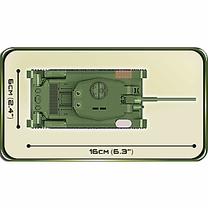 COBI Historical Collection WWII T-34-85, Green