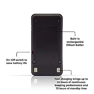 NOLAS Social Distancing Keeping Pagers for Restaurants Paging System Coast Buzzer Beep Lineup Waiting Queue Signal Calling Customer Service for Cuisine Hospital Clinic (1-24 Pager)