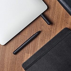 Lexon C-Pen - Black Ink Ballpoint, USB-C Flash Memory, 32GB, Stainless Steel for Clip, ABS Main Body - Dark Blue