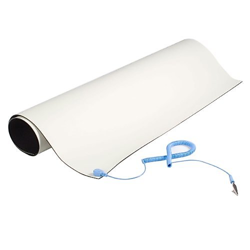StarTech.com Anti-Static Mat - 25” x 27.5” Electrical Grounding Desk Pad - For Home or Work - Beige (M3013)