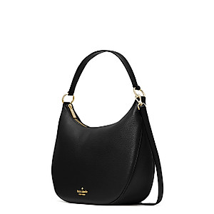 Kate Spade Weston Leather Shoulder Crossbody Bag Purse Handbag (Black)