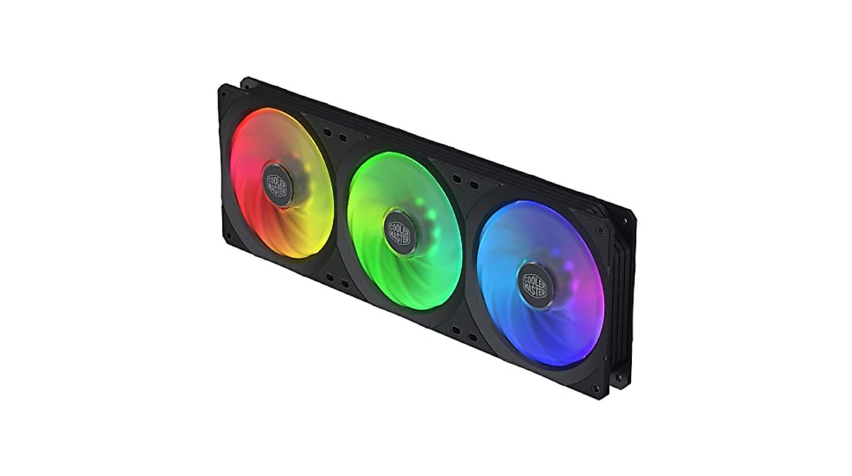Cooler Master MasterFan SF360R ARGB 360mm All-In-One Square Frame Fan w ...