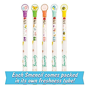 Spring Smencils - HB #2 Scented Pencils, 5 Count, Gifts for Kids, School Supplies, Classroom Rewards, Easter basket stuffers