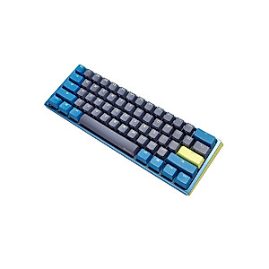 Ducky One 3 Mini Daybreak 60% Mechanical Keyboard: Quack Mechanics Dampening, Hot-Swappable Cherry MX Clear Switches, High-Density PBT Tripleshot Keycaps, RGB, US