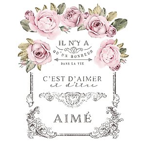 Prima Marketing Inc. 633011 Scrapbooking, Multi-Color Decor Transfers