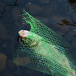 BESPORTBLE 1pc dip net Fishing baits Bait Fish net Floating Fish Keeper net fishnets mesh Fishing cage Fish Bait net Landing Net for Fishing Small Fishing Net Fishing Tool Nylon Strand Diving