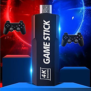 N-Game Stick, Wireless Retro Game Console, 2023 New Game Console, New Game Stick Lite 2023 Best Childhood Memories, Built in 20000+ Games, 9 Classic Emulators with 2×Wireless (M9 128G (41000+ Games))