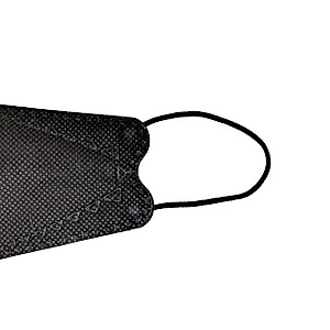 CO&BO [Pack of 10] Well-Being Hygiene KF94 Face Masks WK-950 Black [Individually Packaged] - Made In Korea