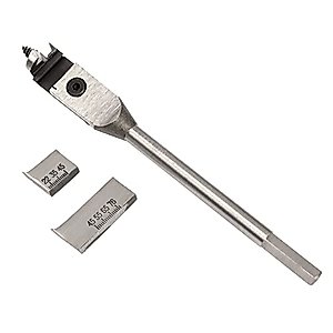 22-76Mm Adjustable Spade Bit Expansive Flat Woodworking Boring Drill Bit Set