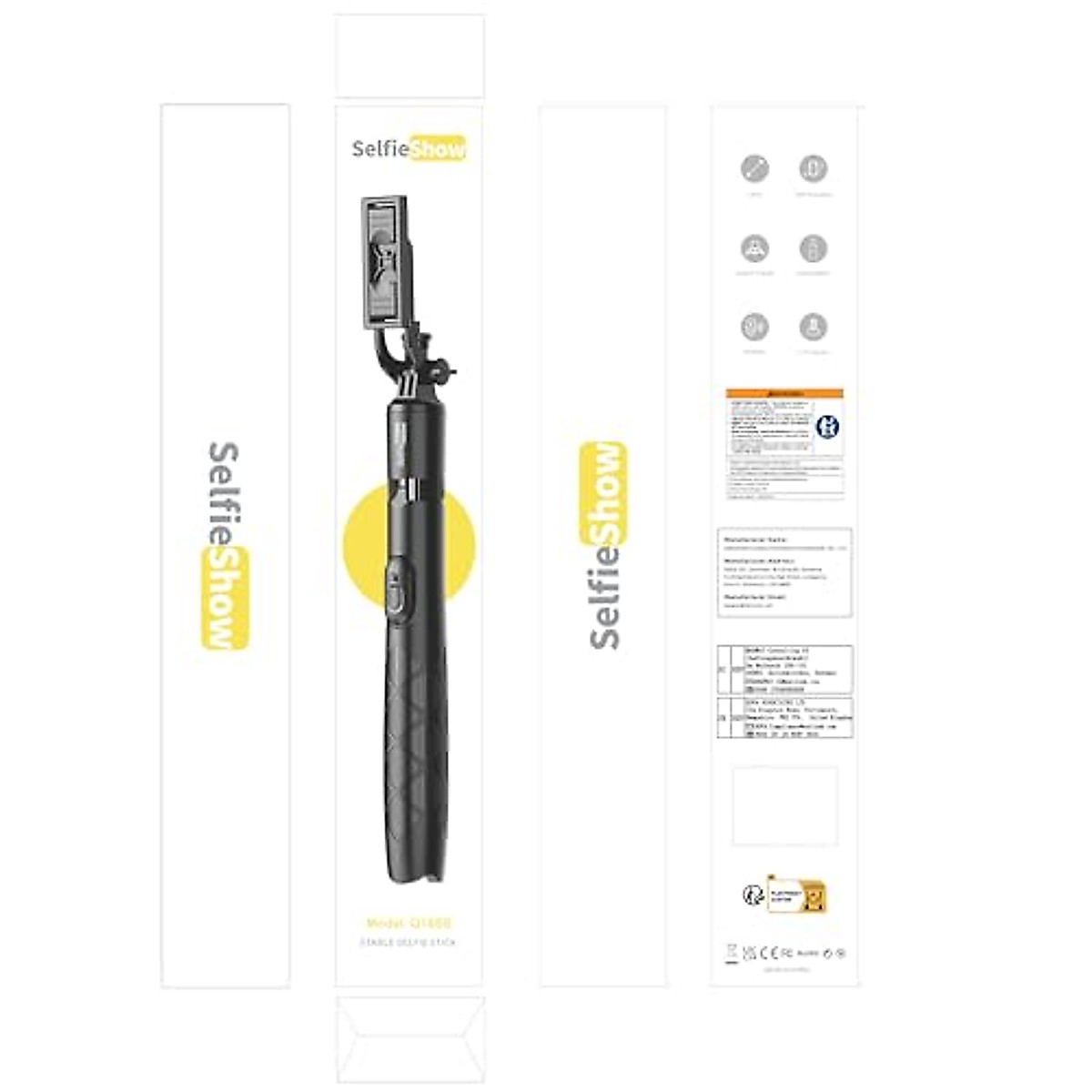 71" Phone Tripod & Selfie Stick, All in One Extendable Cell Phone Tripod with Wireless Remote, Tripod Stand for iPhone & Travel Tripod 360° Rotation Compatible with iPhone Android Phone, Camera